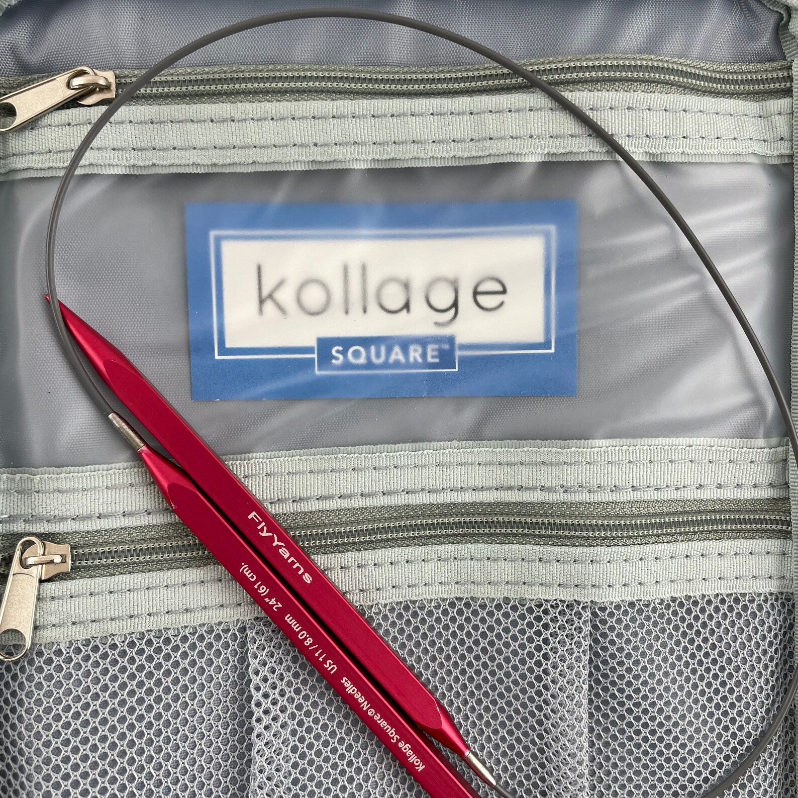 Kollage RED Circular 12 Needles FIRM Cable Set Red Case - Etsy