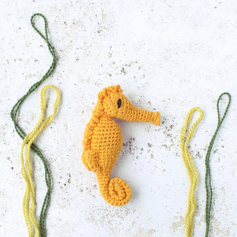 Toft Crochet Kit Blanche the Seahorse Mini DIY Amigurumi DIY - Etsy