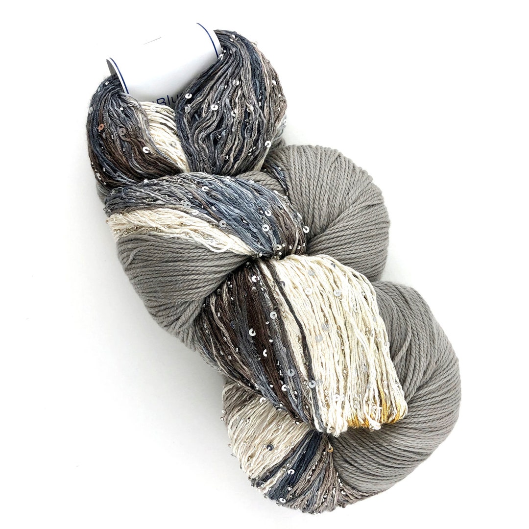 Artyarns Showstopper Shawl Knit Kit: Beaded Silk, Sequins & Merino ...