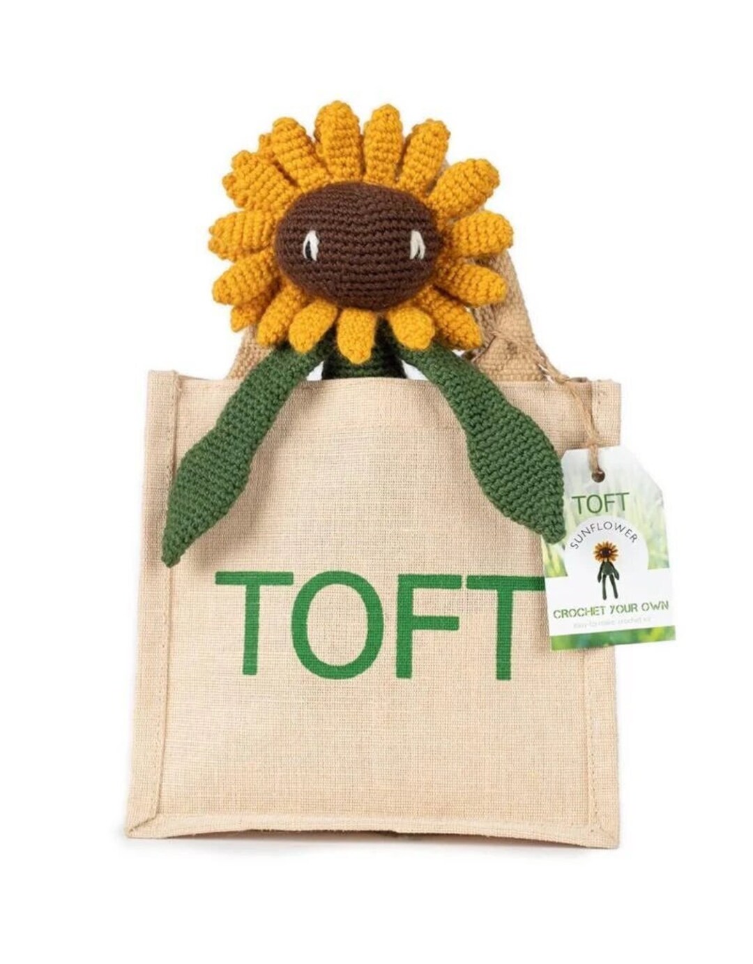 Toft Crochet Kit Sunflower DIY Crochet Amigurumi DIY Kit Toft Crochet ...