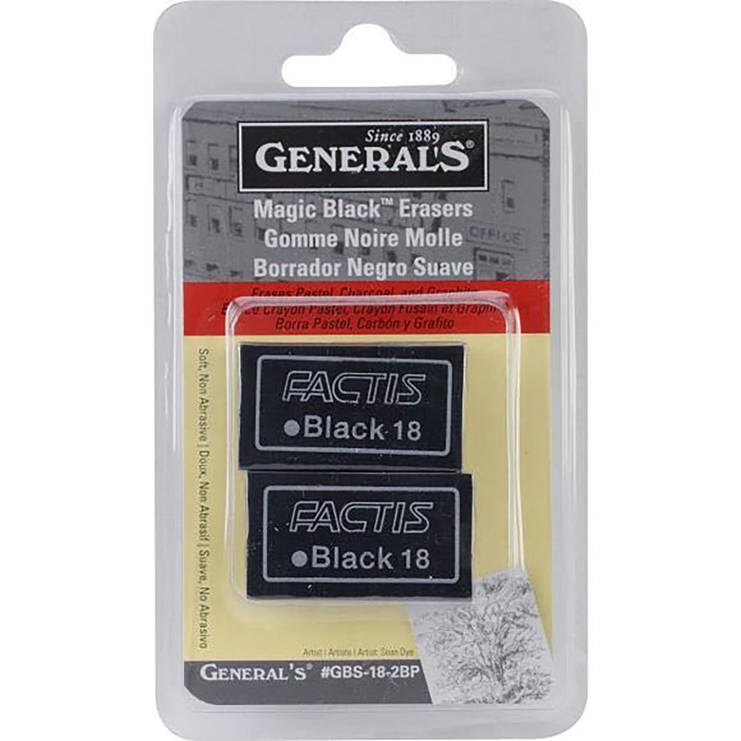 GENERAL'S Magic Black Eraser Set: Latex-free Artist Erasers - Etsy