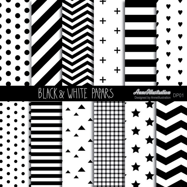 Stripe Digital Paper - Etsy