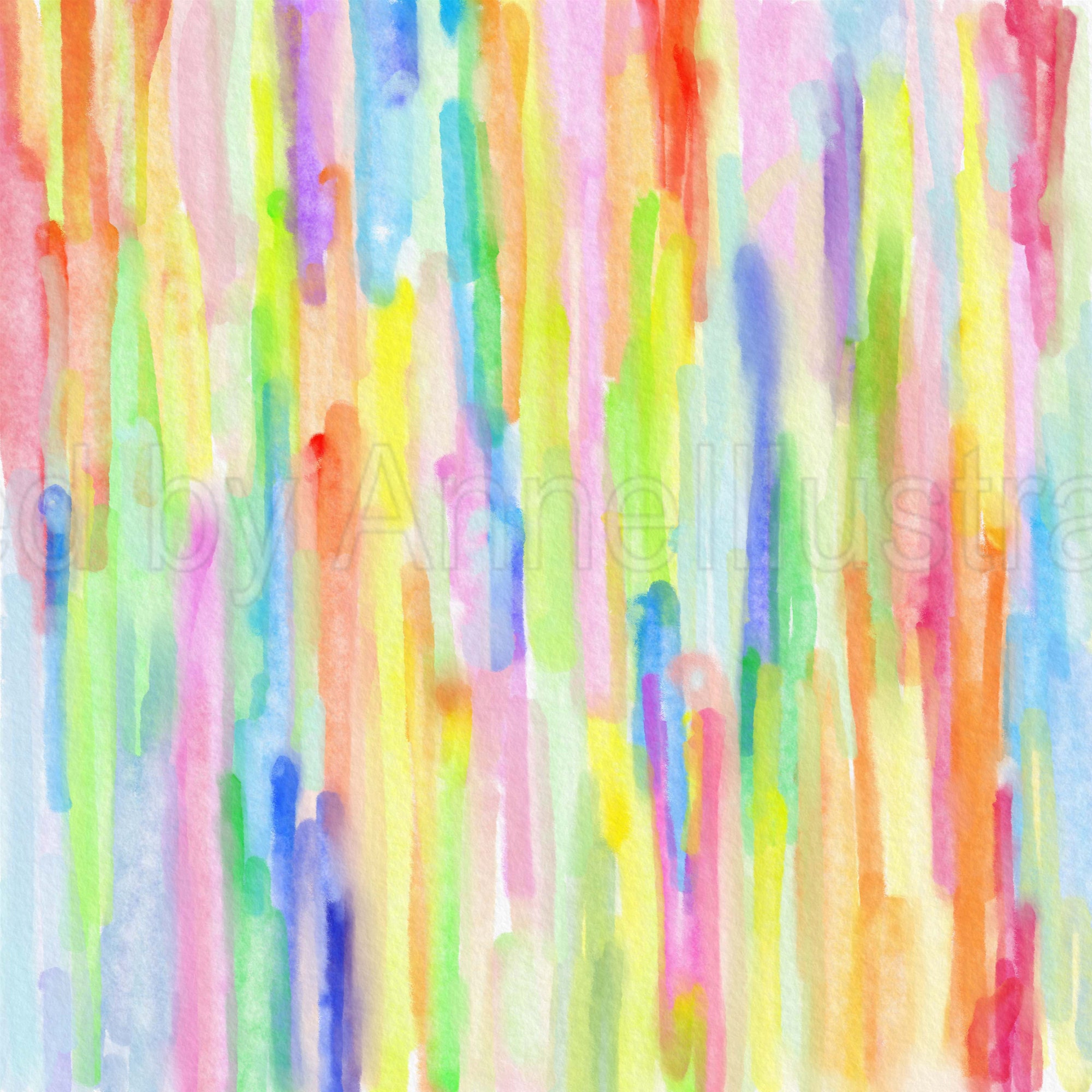 Watercolor Rainbow Digital Papersnot in Seamless - Etsy Australia