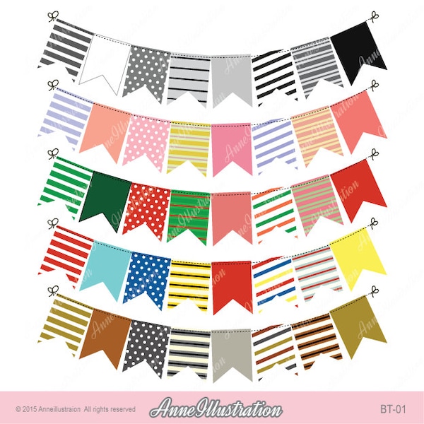 Clipart Bunting - Etsy
