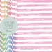 Watercolor Stripes(not in Seamless)digital Paper,basic Digital Paper ...