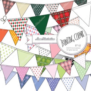 Bunting Clipart,flag Clipart,garland Clipart,bunting Banners Clipart ...
