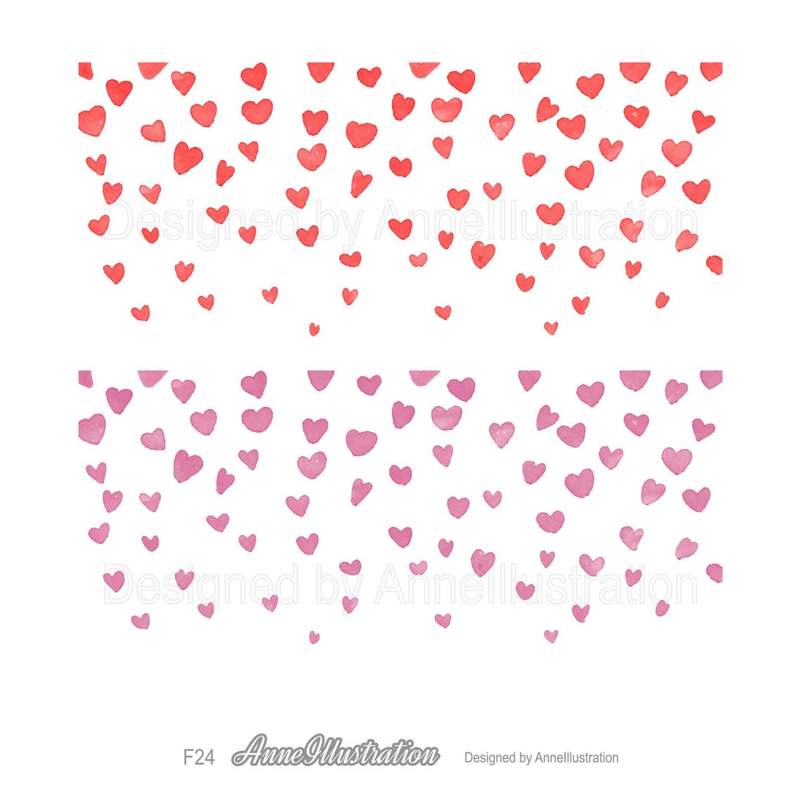 Heart Confetti Clipart,confetti Border,love,valentines Day,png,photo ...