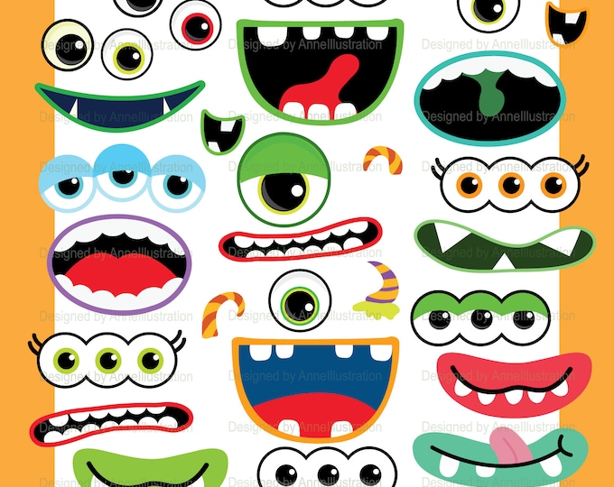 Monster Mouth Svg,monster Mouths Clipart,monster Face,mouth Svg,party ...