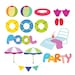 Girls Pool Party Clipart,pool Clipart,pool Party Digital Clipart,swim ...