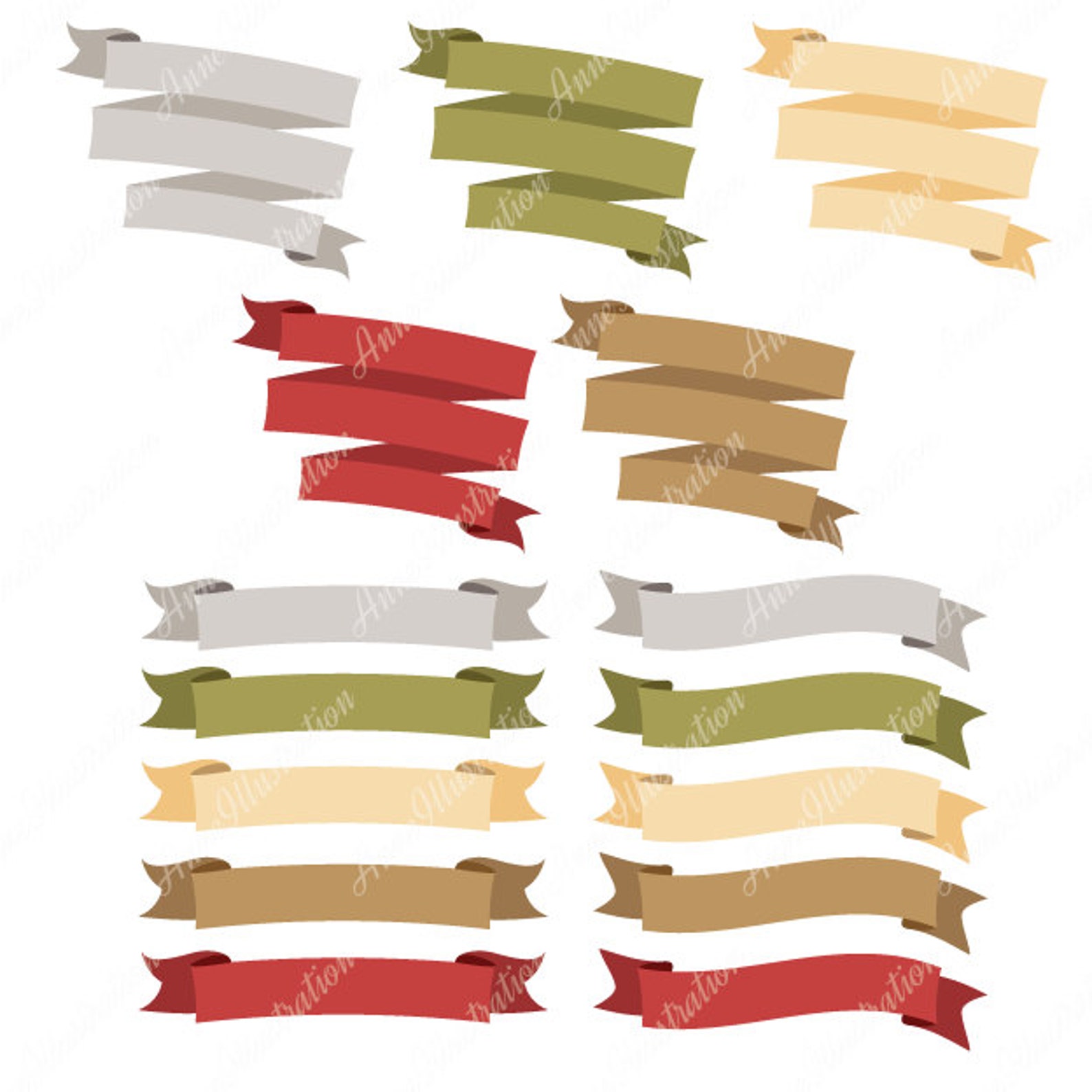 Autumn Digital Clipartfall Clipartfoliage Clipart Fall | Etsy