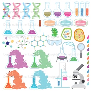 Science Lab Clipart,experiments,microscope,test Tube,chemistry,test ...