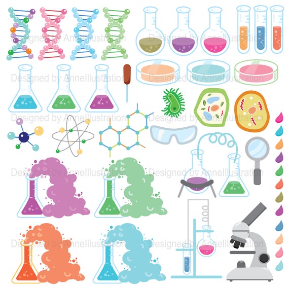 Science Lab Equipment Clipart