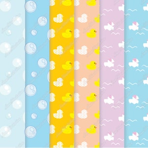 Rubber Duck Clipart,rubber Ducky Clipart,digital Papers,vector, Instant ...