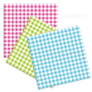 Gingham Check Papers(seamless),plaid Buffalo,tileable,straight Gingham ...