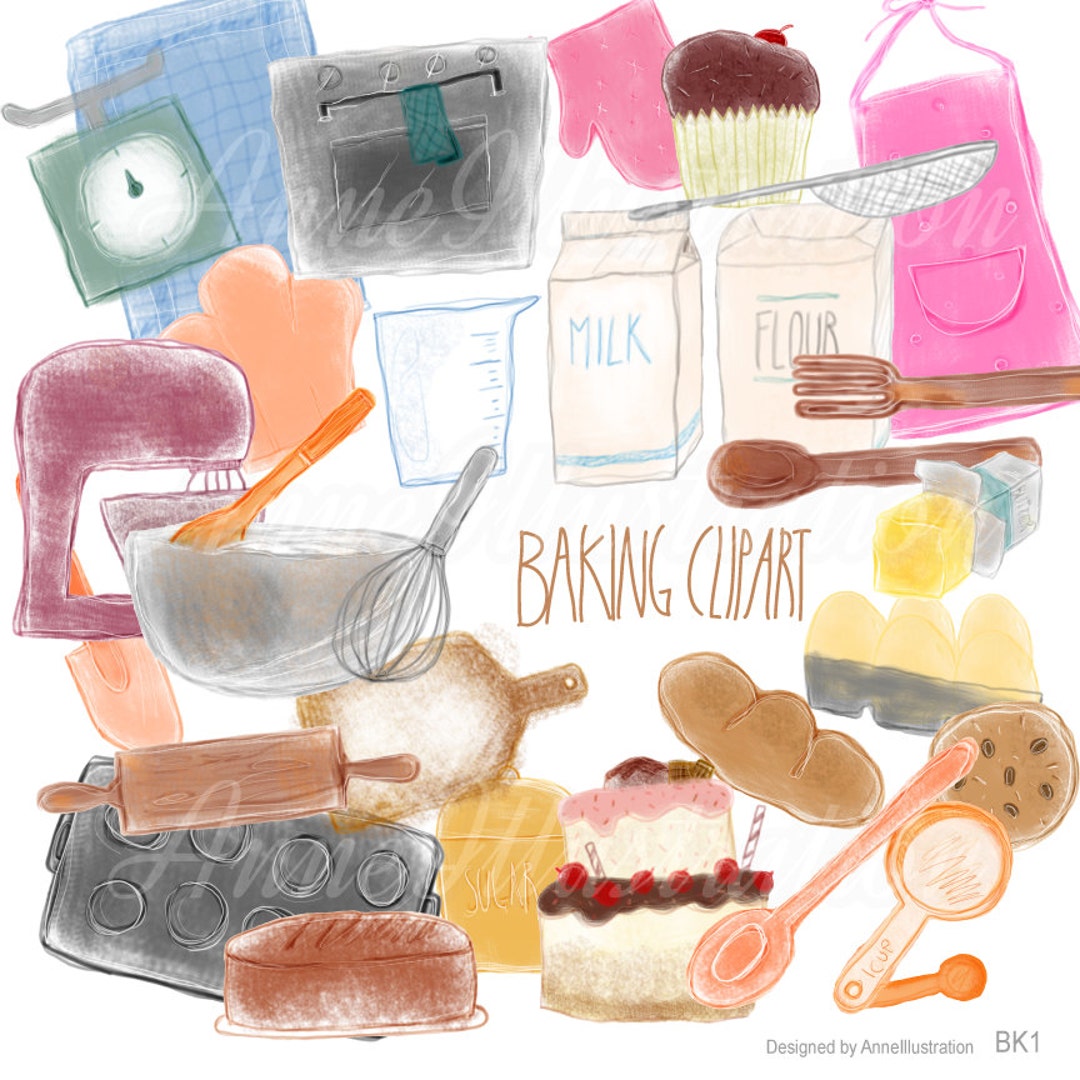 Baking Clipart,culinary Clipart,baker Clipart,cooking Clipart,kitchen ...