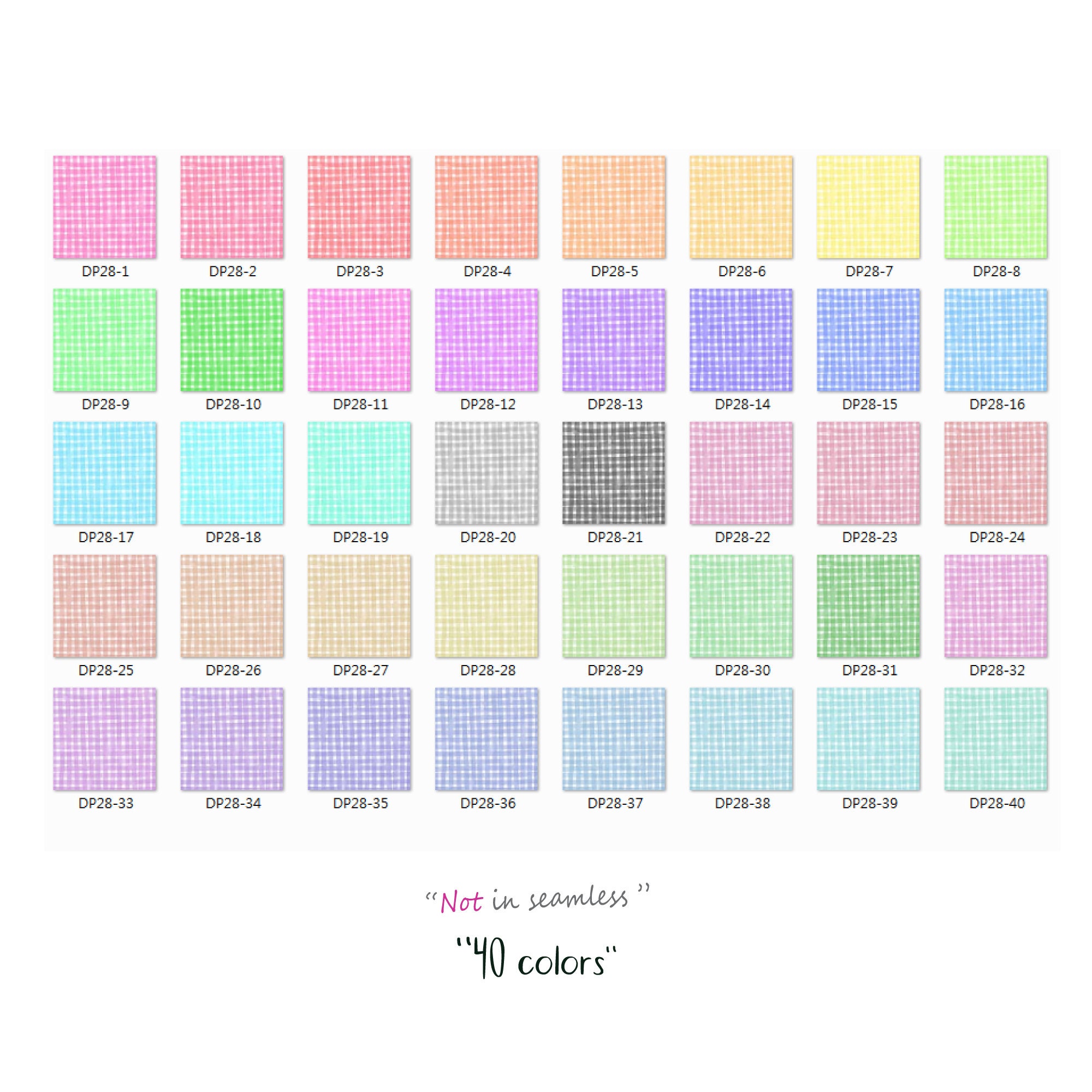 Watercolor Gingham(not in Seamless)digital Paper,check Pattern,pastel ...