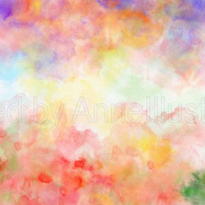 Watercolor Rainbow Digital Papers(not in Seamless Format),watercolor ...