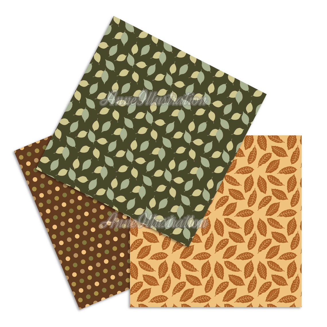 Fall Digital Papers(seamless),harvest,autumn,leaves,leaf,thanksgiving ...