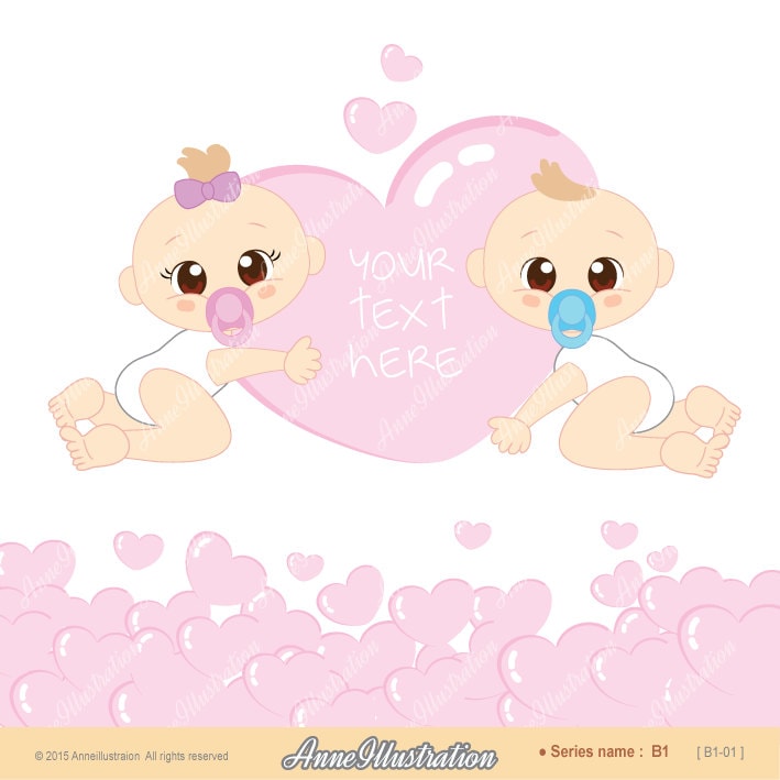 Baby Shower Clipart Heart Clipart Birthday Digital Clipart - Etsy Australia
