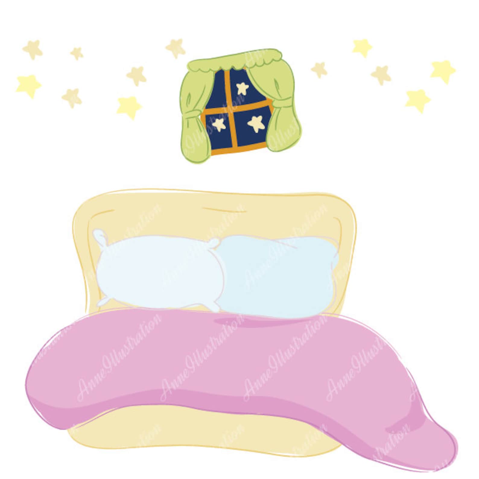 Bedtime Clipartvectorpajama Clipartinstant Download - Etsy