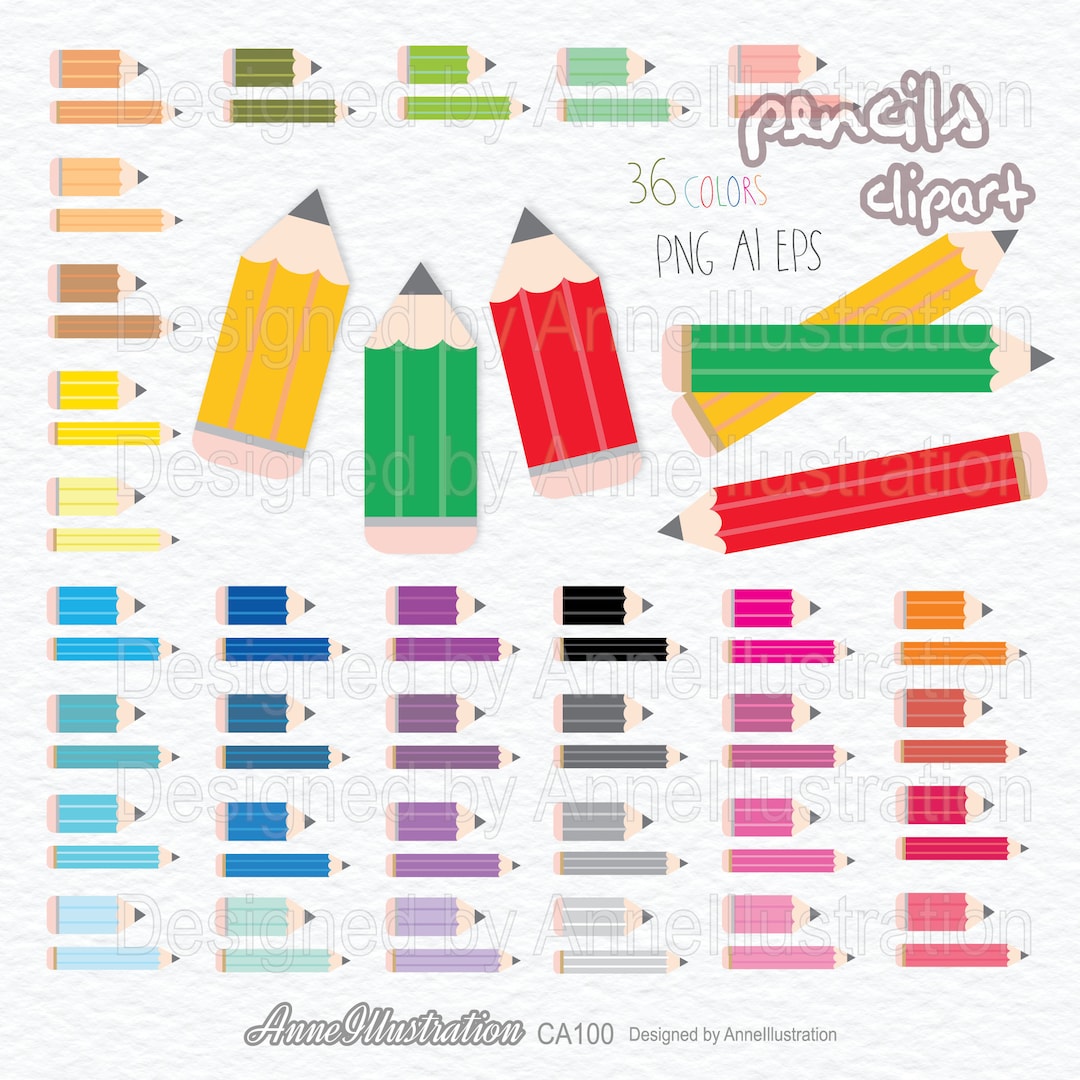 Pencil Clipart,pencils,school Supplies,teacher,class,education,back to ...