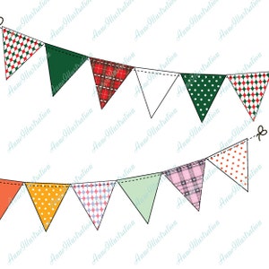 Bunting Clipart,flag Clipart,garland Clipart,bunting Banners Clipart ...