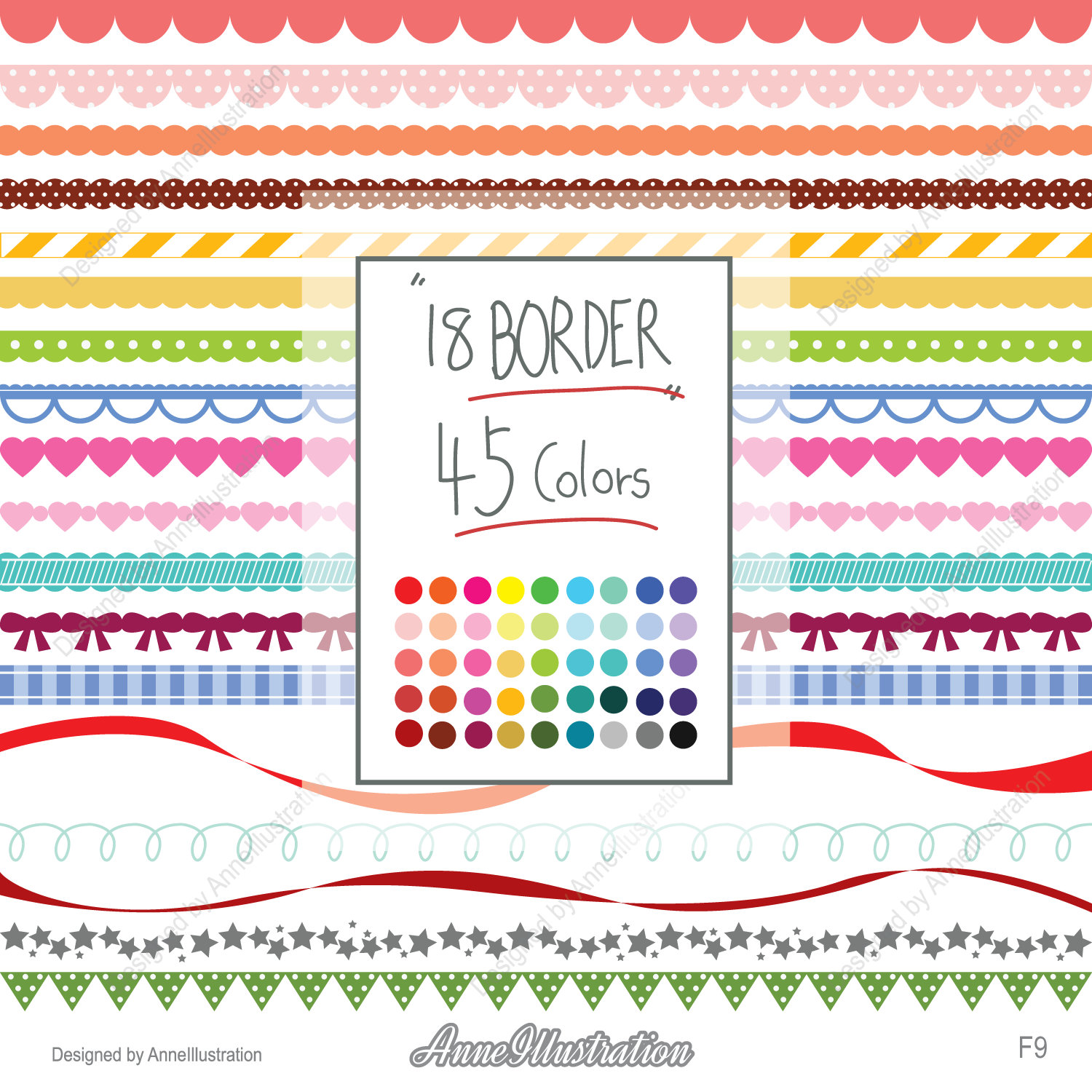 Border Clipartsimple Border Grahpicborder | Etsy