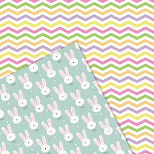 Easter Bunnies[seamless]digital Papers,pastel Bunny,eggs,children ...