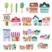 Houses Clipart,neighborhood Clipart,buildings Clipart,bakery,village ...