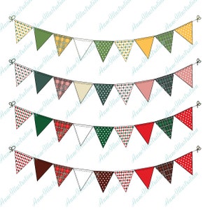 Bunting Clipart,flag Clipart,garland Clipart,bunting Banners Clipart ...