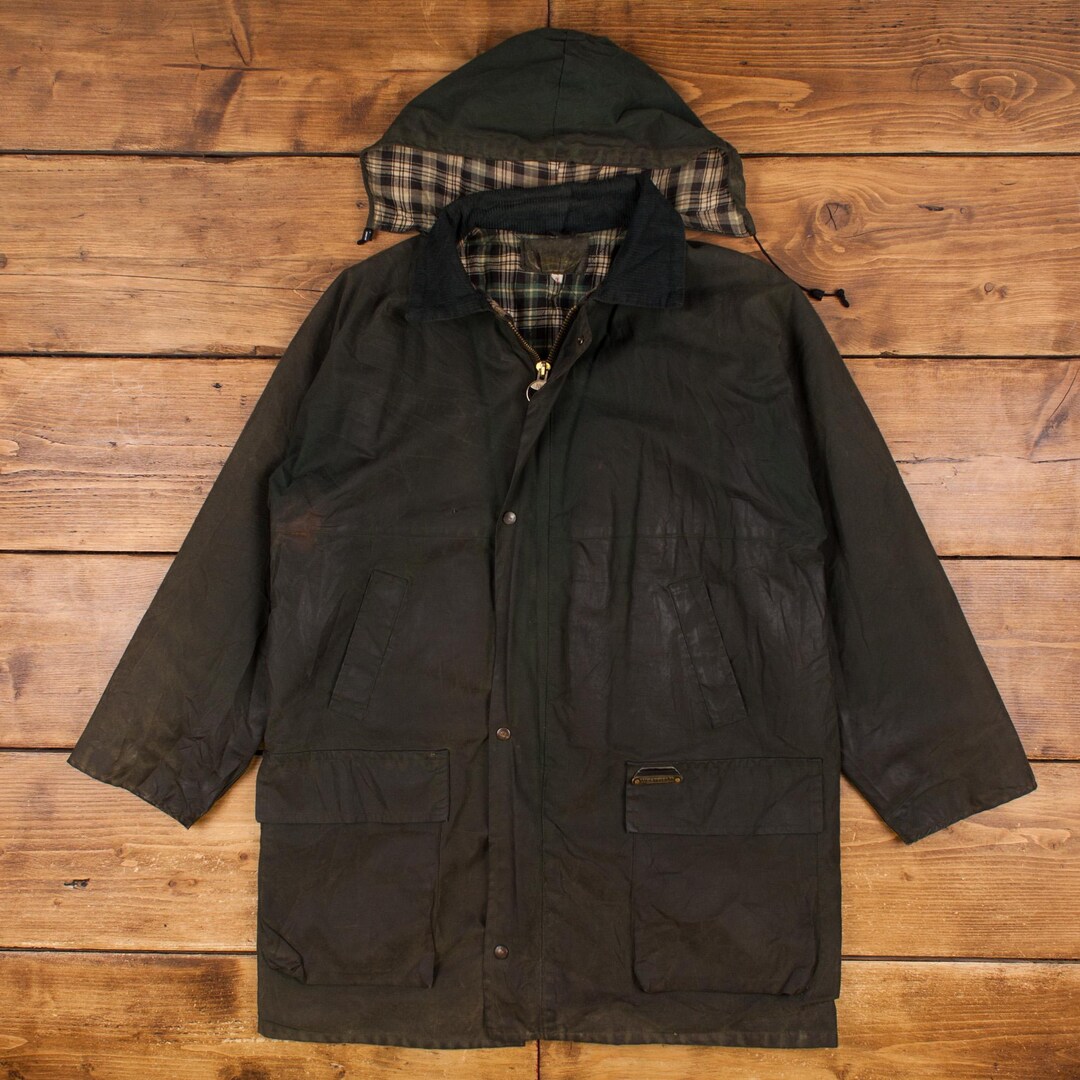 Vintage Westfield Outdoor Jacket XL 80s Waxed Green - Etsy