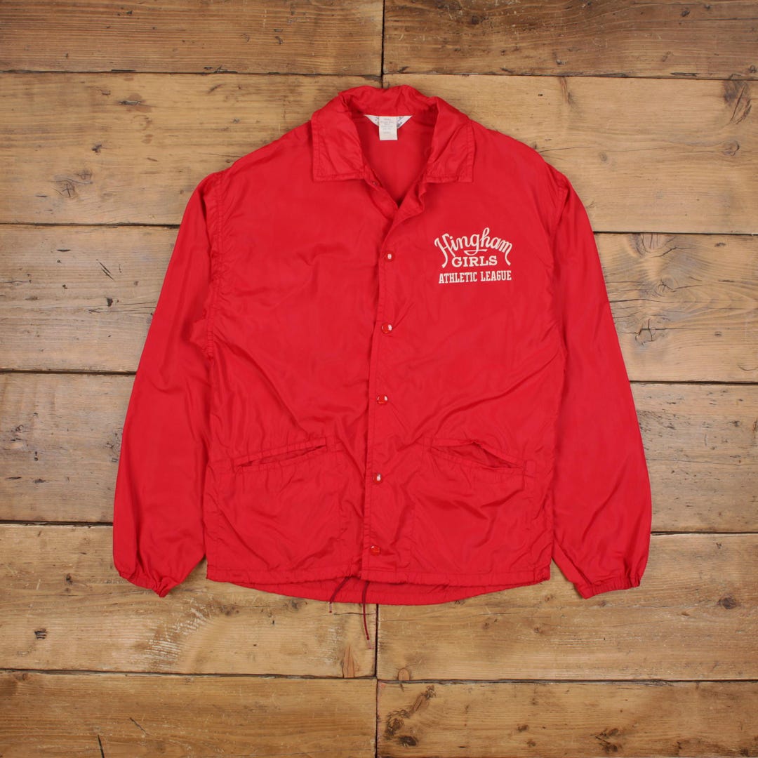 Vintage West Wind Coach Jacket S 80s Athletic Red Womens - Etsy