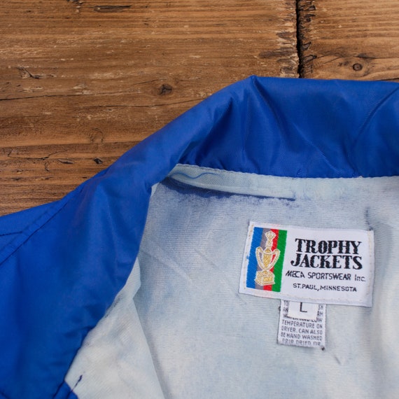 Vintage Trophy Jackets Coach Jacket L 90s Varsity USA… - Gem
