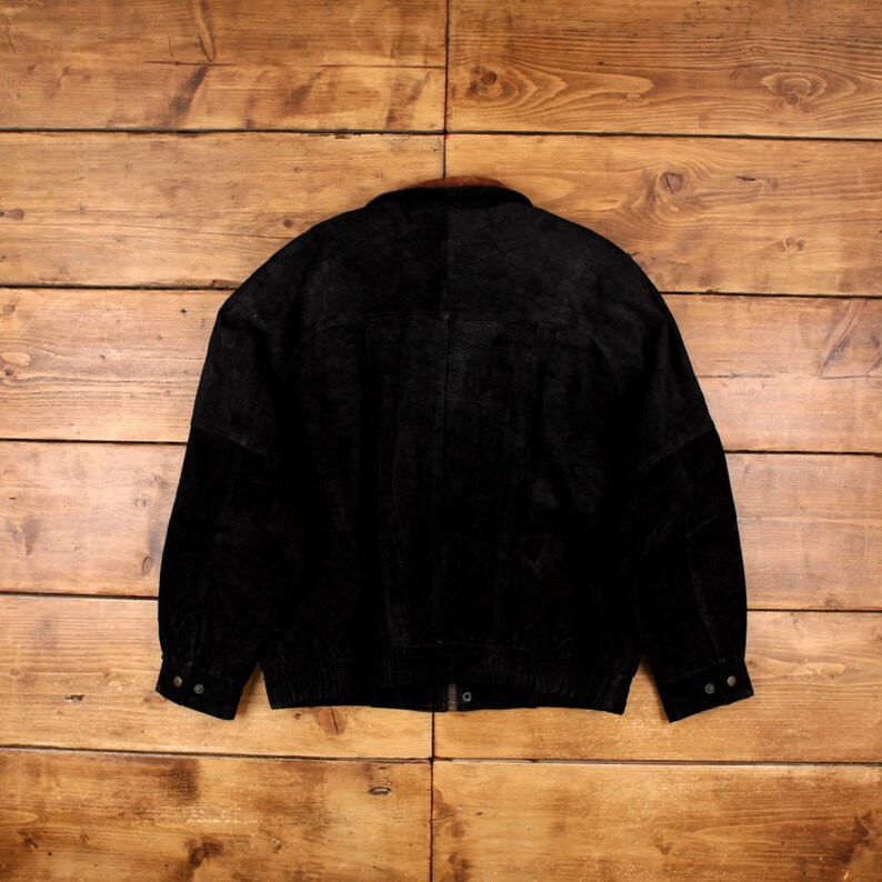 Vintage U2 Wear Me Out Bomber Jacket L 90s Suede Black - Etsy
