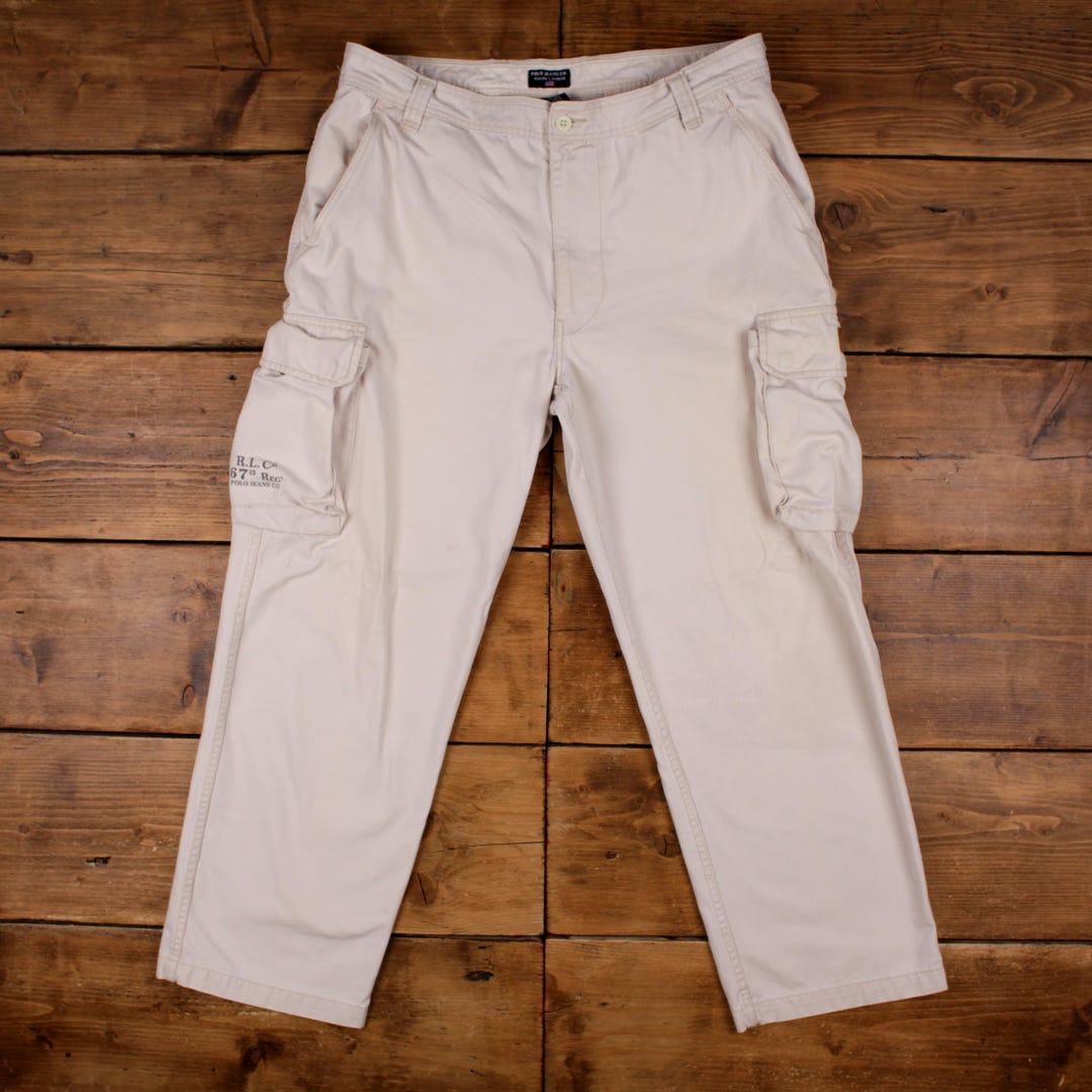 Vintage Polo Ralph Lauren Carpenter Pants Trousers 38x32 Unisex ...