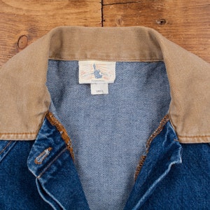 Vintage American Profile Workwear Jacket S 80s Barn Coat Denim Chore ...