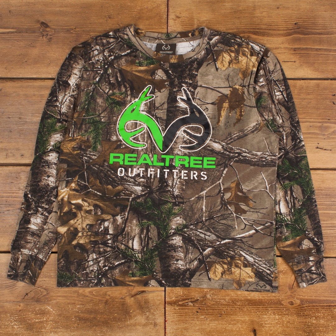 Vintage Realtree Camo T Shirt L Realtree Long Sleeve Brown Tee - Etsy