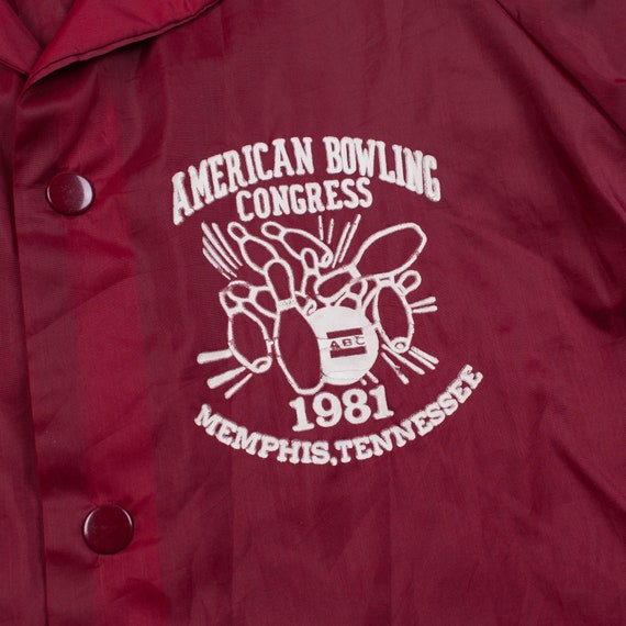 Vintage Coach Jacket M 80s American Bowling USA Made … - Gem