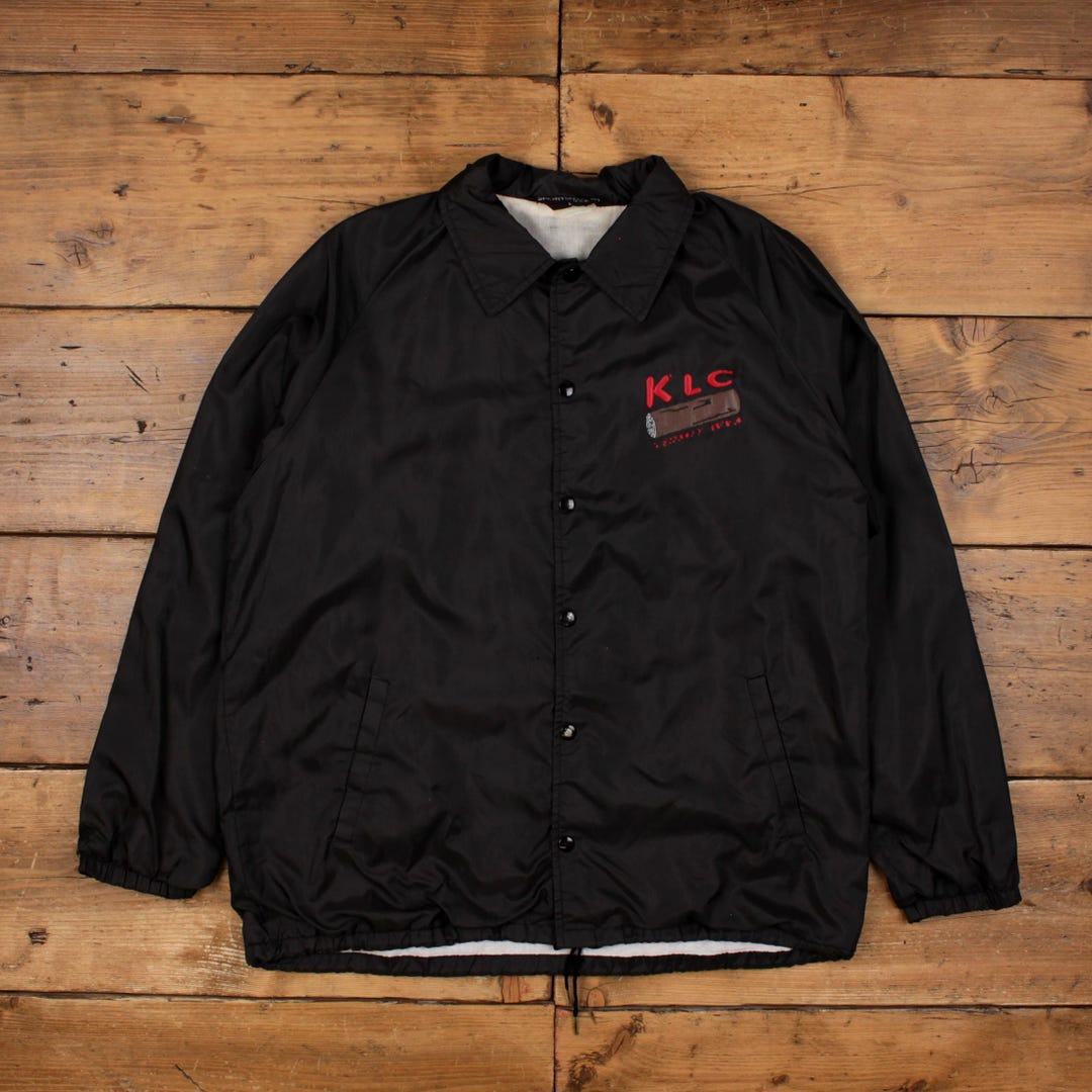 Vintage Sportsmaster Coach Jacket L 80s Raglan USA Made Black - Etsy
