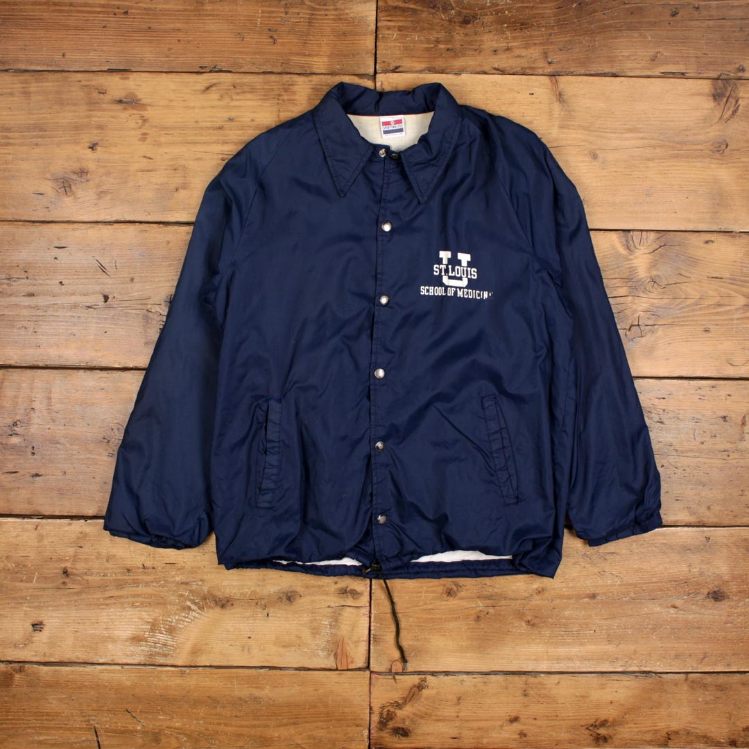 Vintage Sportsmaster Coach Jacket M 80s College Blue - Etsy