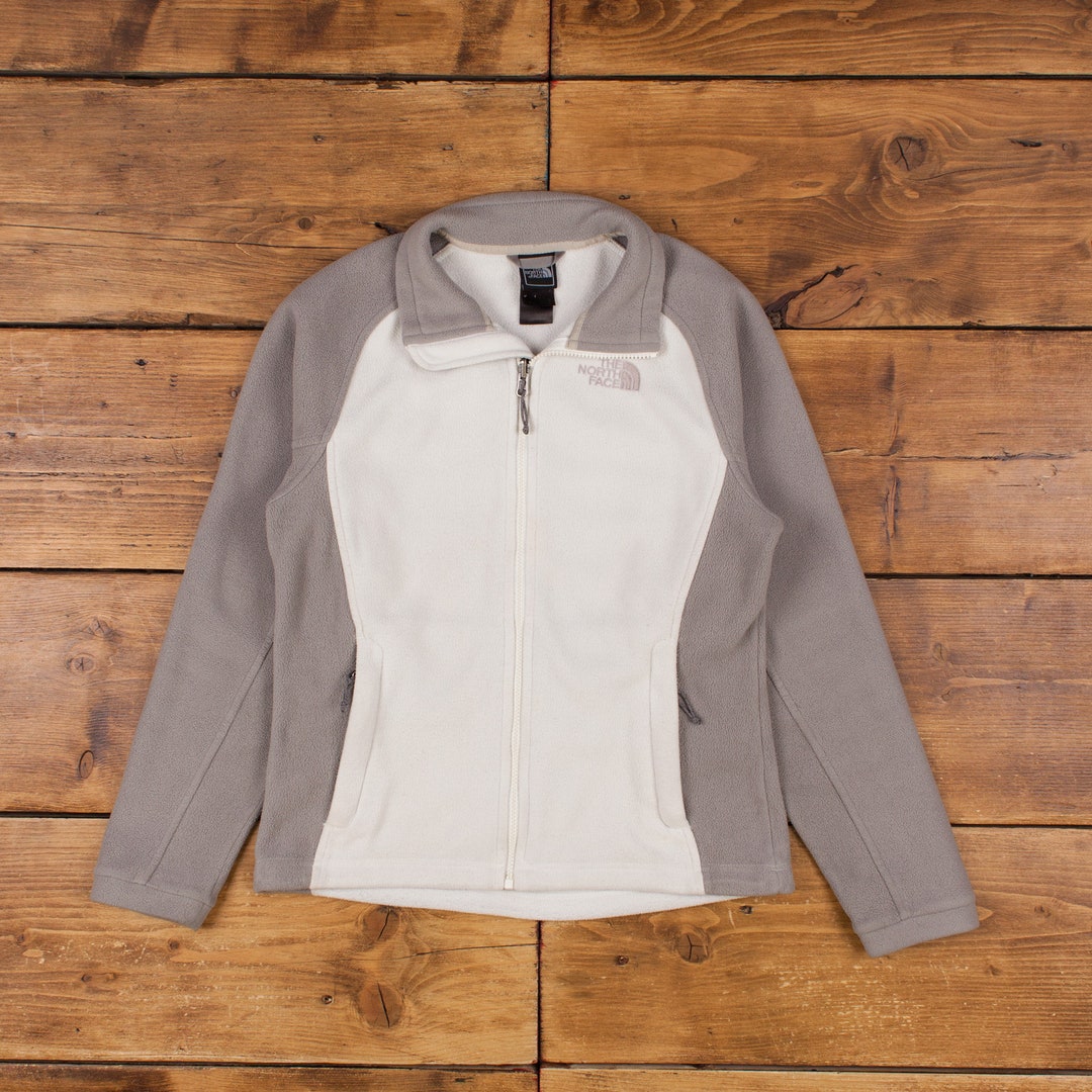 The North Face Fleece Jacket S Gorpcore Full Zip White Womens Outdoor ...