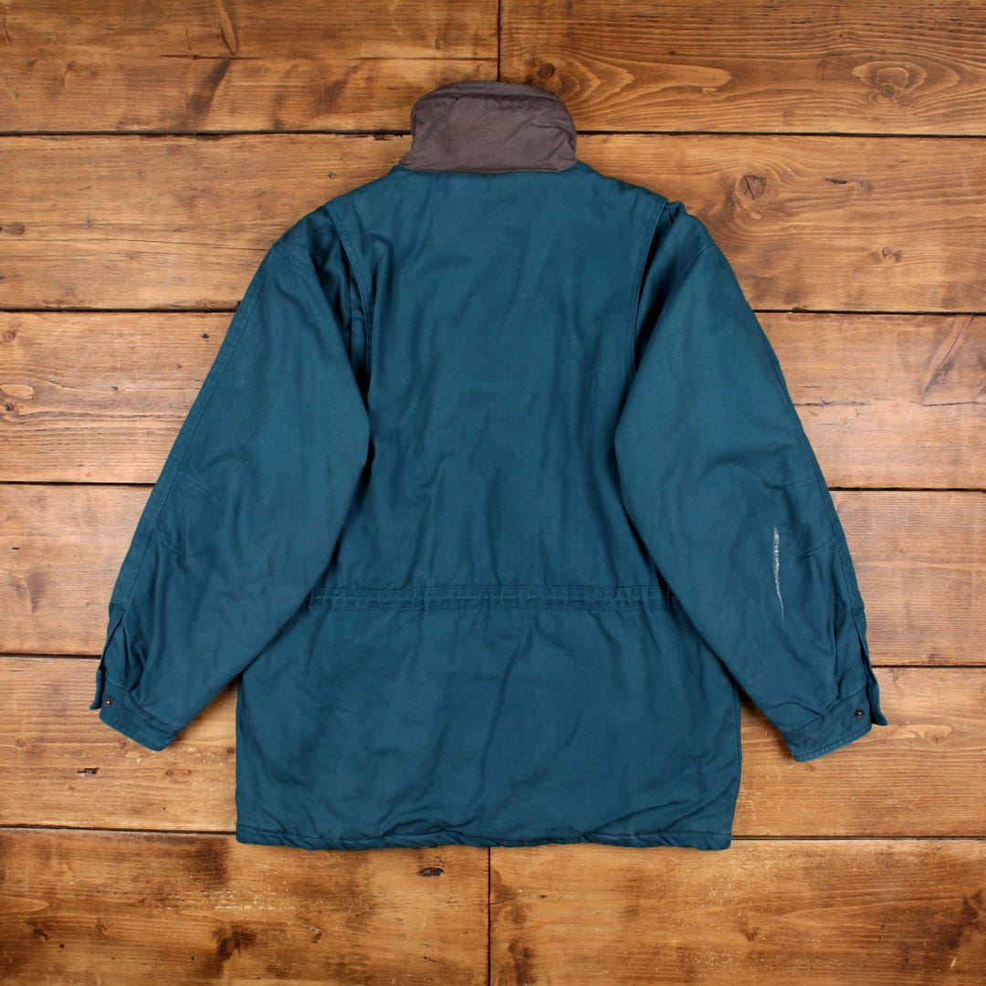 Vintage Wearguard Outdoor Jacket L 90s Turquoise Parka Blue - Etsy