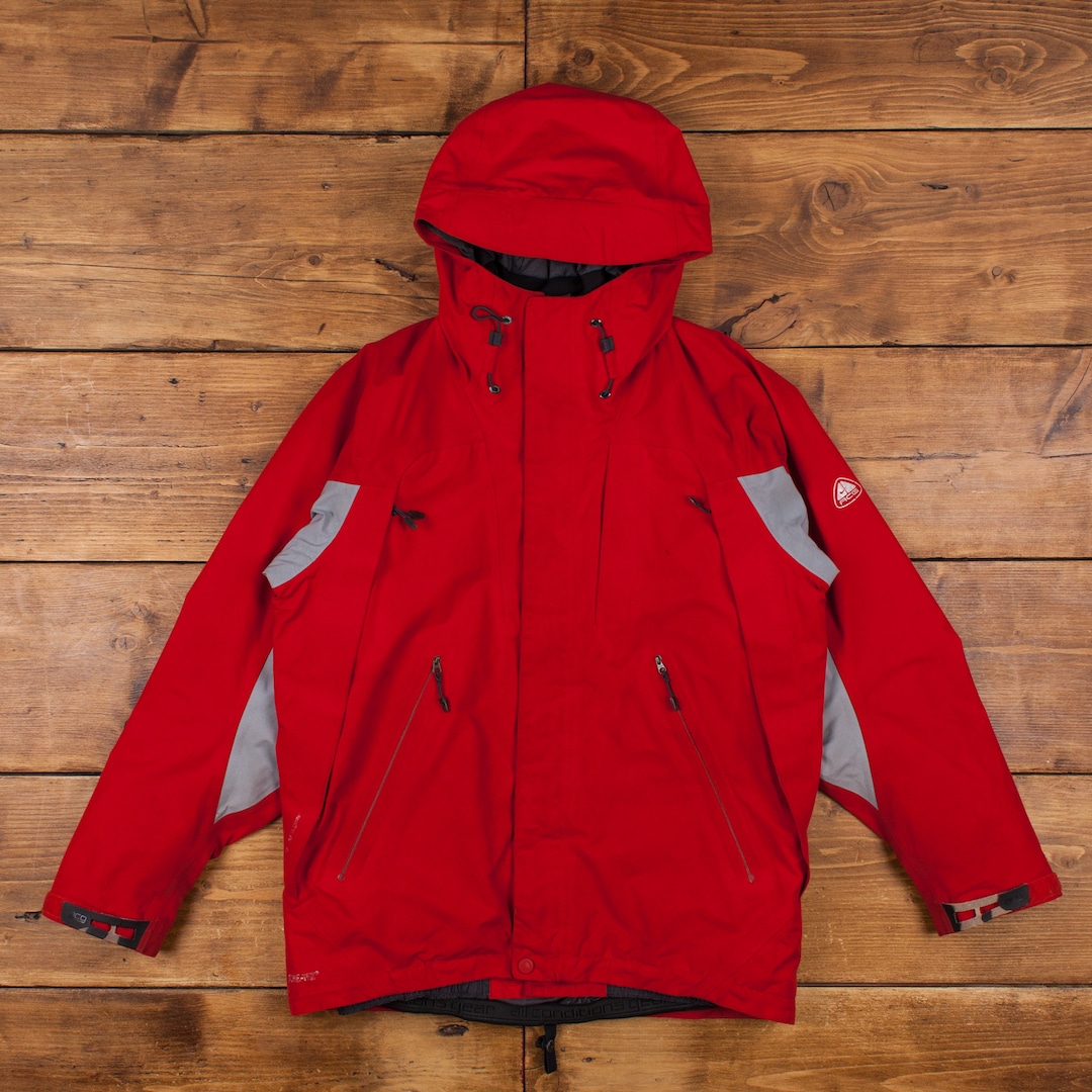 Vintage Nike ACG Coat S Gorpcore Gorpcore Full Zip Hooded Red - Etsy