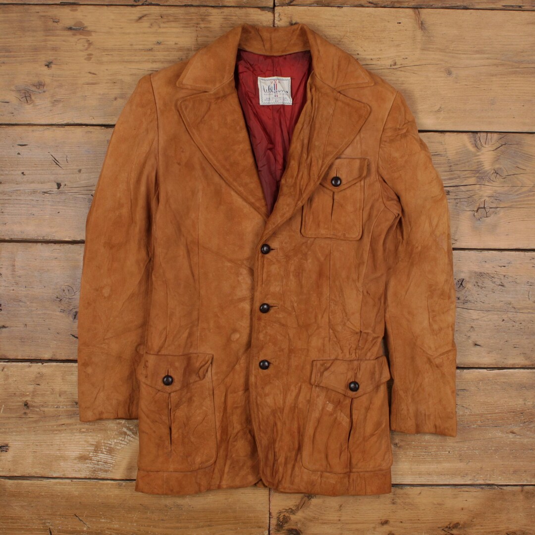 Vintage Wilsons Suede Jacket S 70s Blazer USA Made Brown - Etsy
