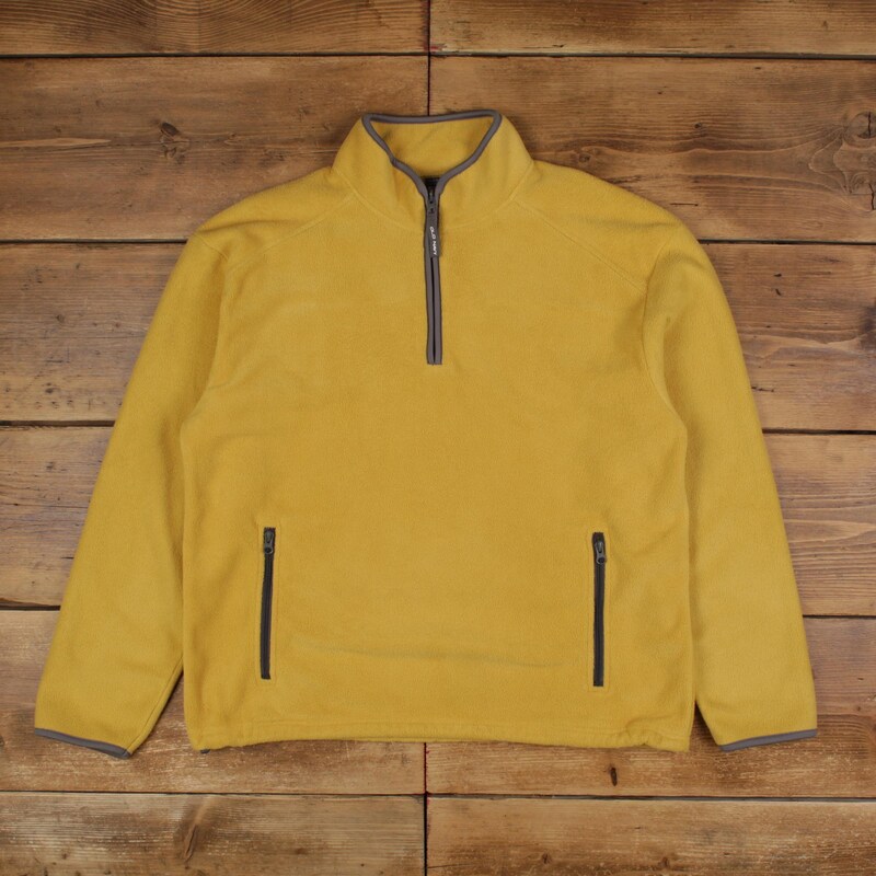 Yellow Fleece Jacket - Etsy UK