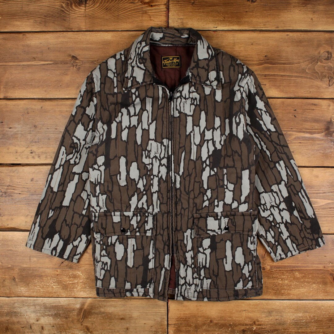 Vintage Timber King Outdoor Jacket XL 90s Realtree Trebark USA Made ...