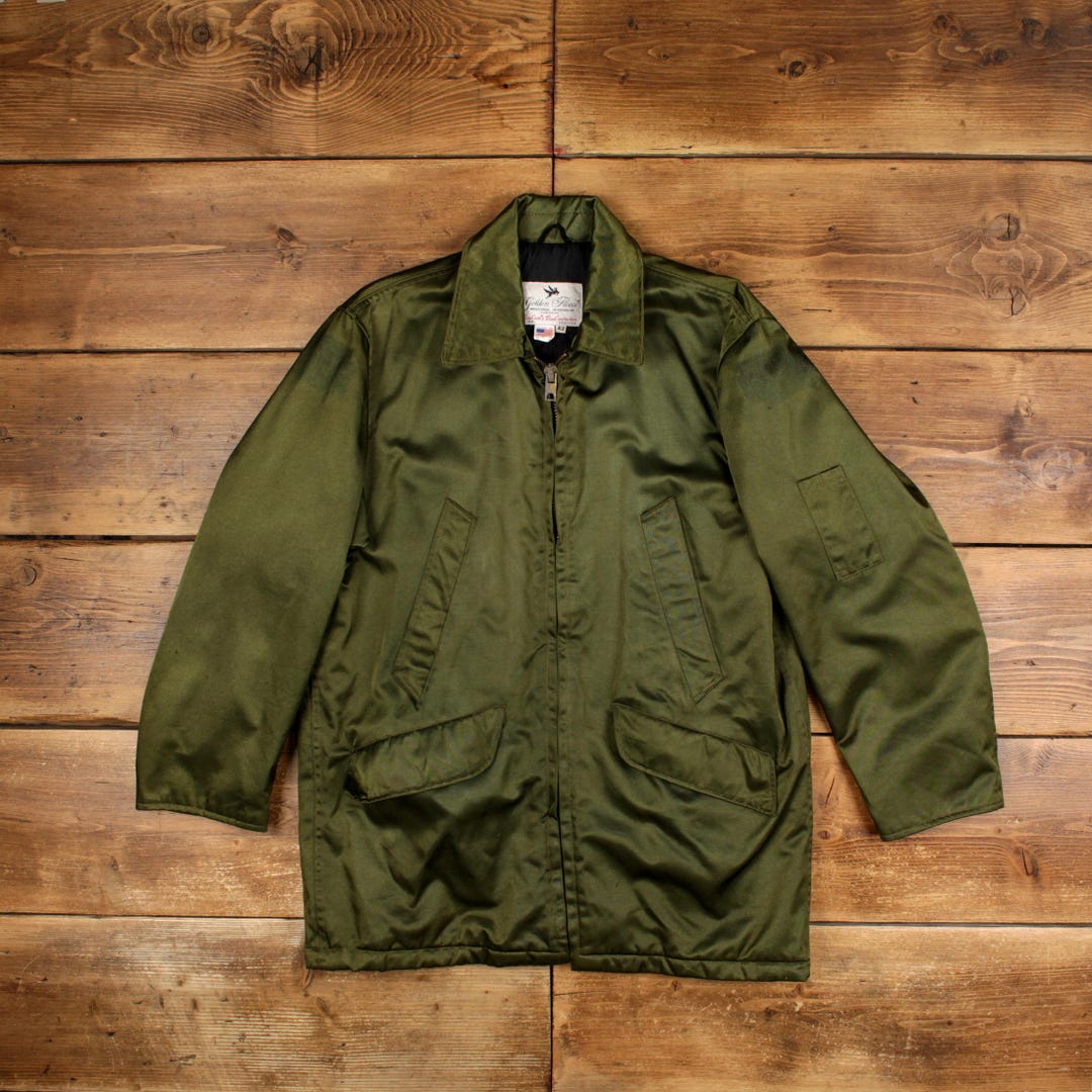 Vintage Golden Fleece Outdoor Jacket L 90s Quilted USA Made Green - Etsy
