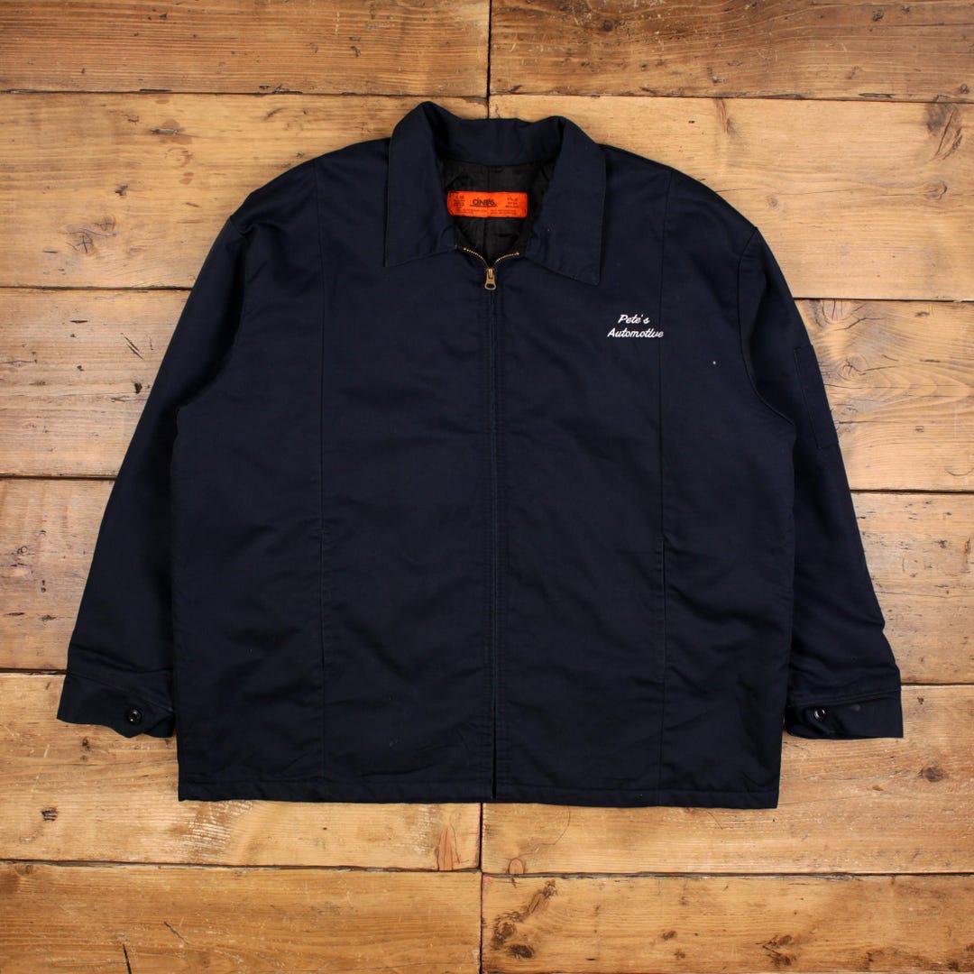 Vintage Cintas Workwear Jacket XL Blue - Etsy