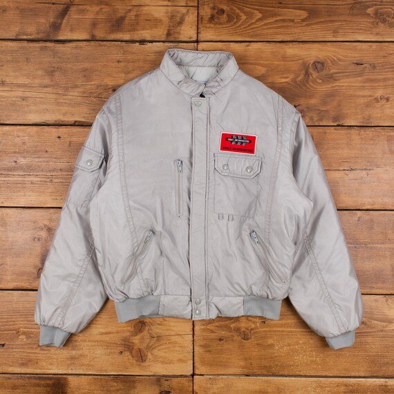 Vintage Swingster Workwear Jacket L 80s Quilt Lined R… - Gem