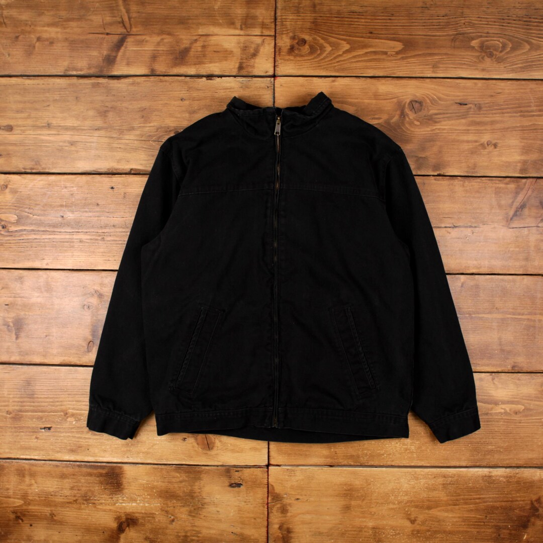 Vintage Corner Stone Workwear Jacket XL Blanket Lined Black - Etsy